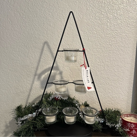 Bella Lux | Holiday | Bella Lux Collection De Noel Black Iron Tree ...